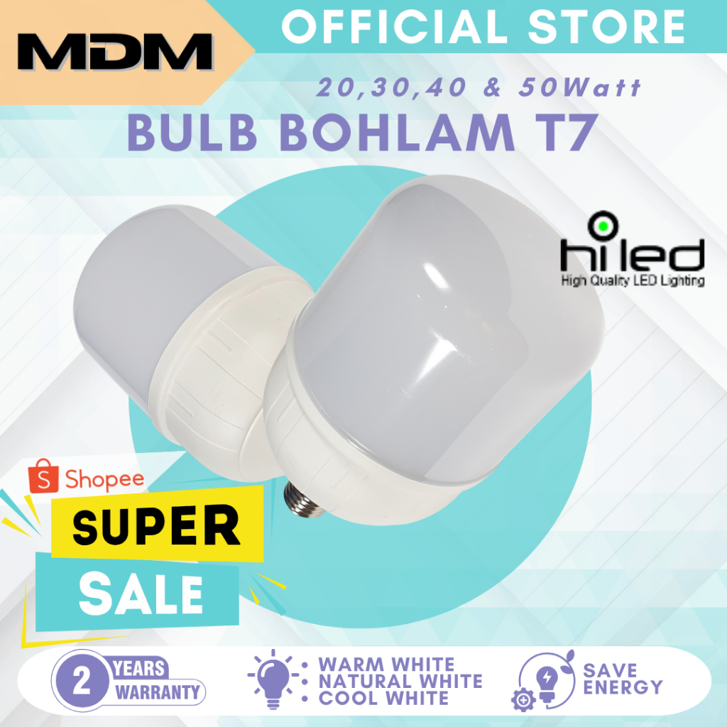 Jual Lampu Bohlam Bulb T7 Hiled 20watt | Shopee Indonesia