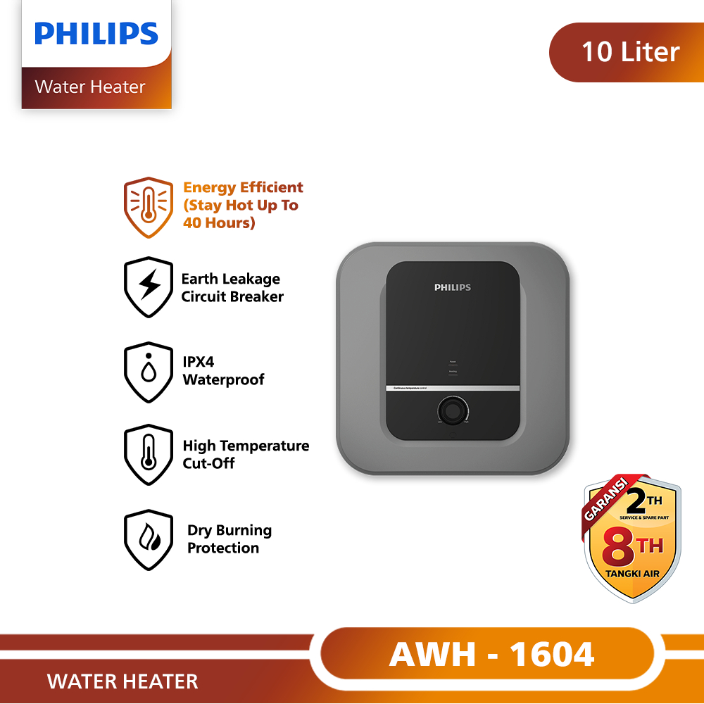 Jual Philips Water Heater AWH-1604 10 Liter 200 Watt - Hitam | Shopee ...