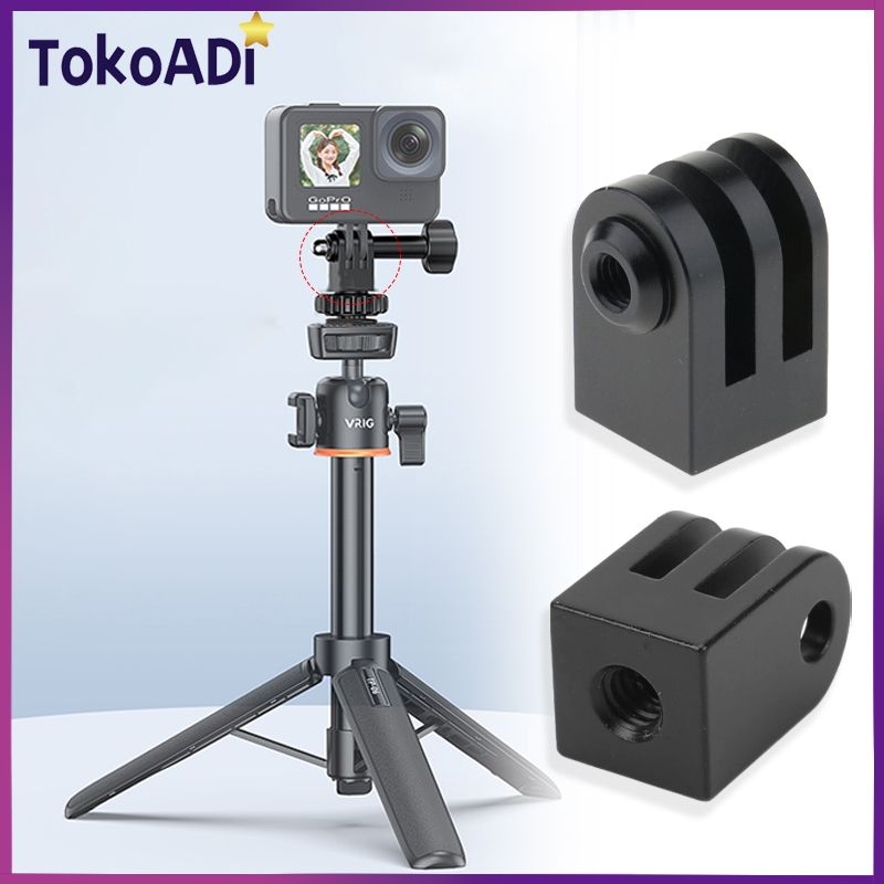 Jual Action Kamera Mount Adapter to 1/4 Female GoPro DJI Insta360 ...