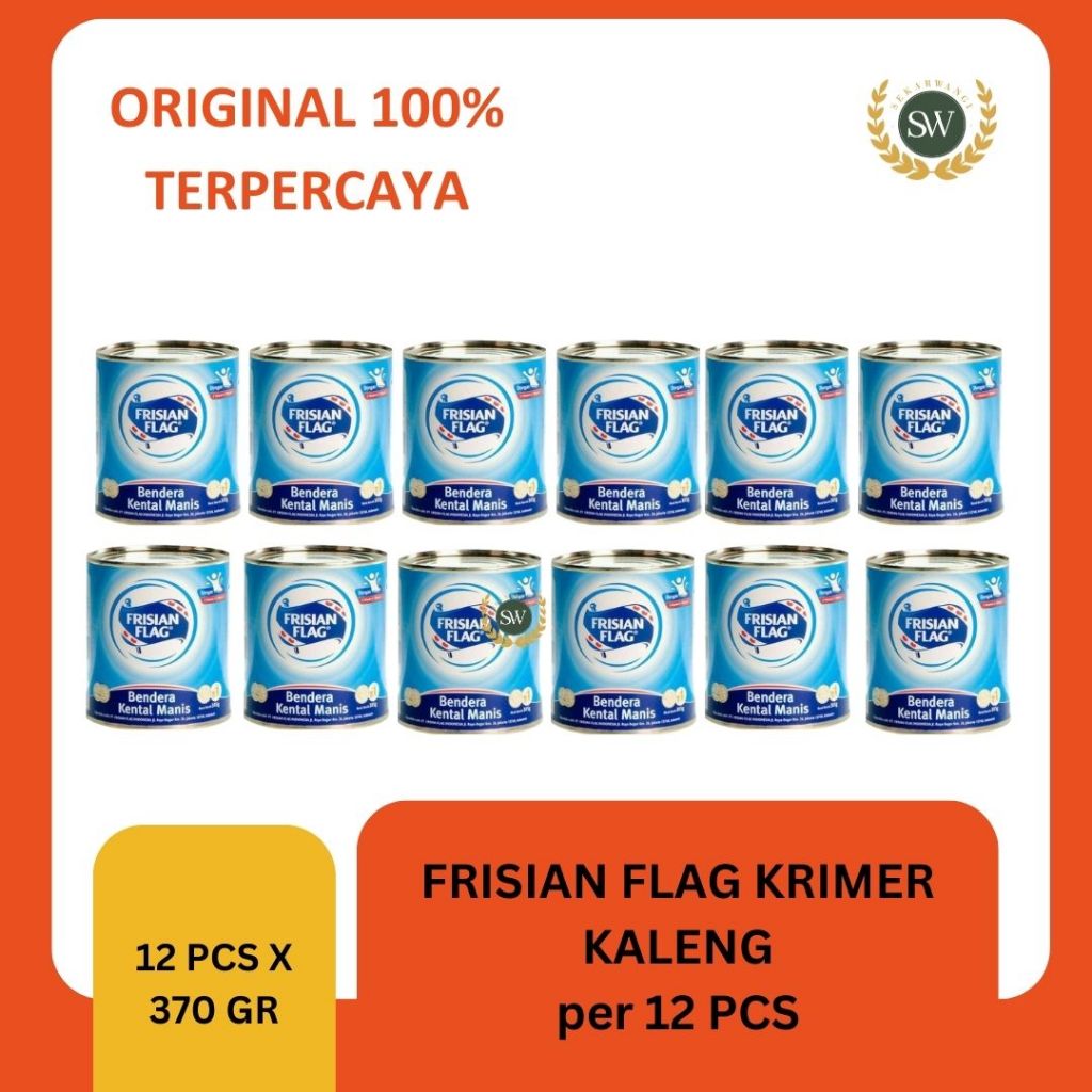 Jual Susu Kental Manis Bendera Kaleng Frisian Flag Krimer/Kremer - PER ...