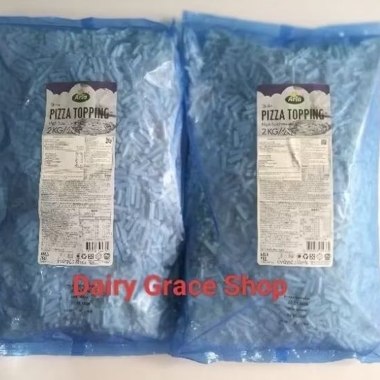 Jual Dairy Partners Mozzarella Shredded 2 KG | ARLA PRO Mozzarella ...