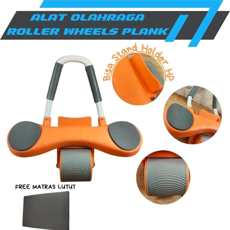 Jual Wheel Double Wheel / Abdominal Roller / Ab Roller / Alat Push Up ...