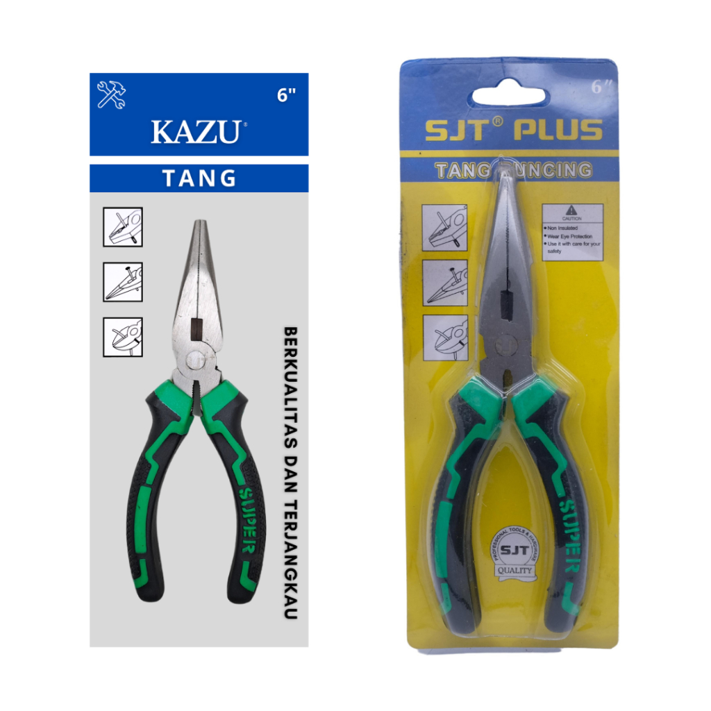 Jual Tang Runcing KAZU SJT 6 Inch Tang Lancip 6" | Shopee Indonesia