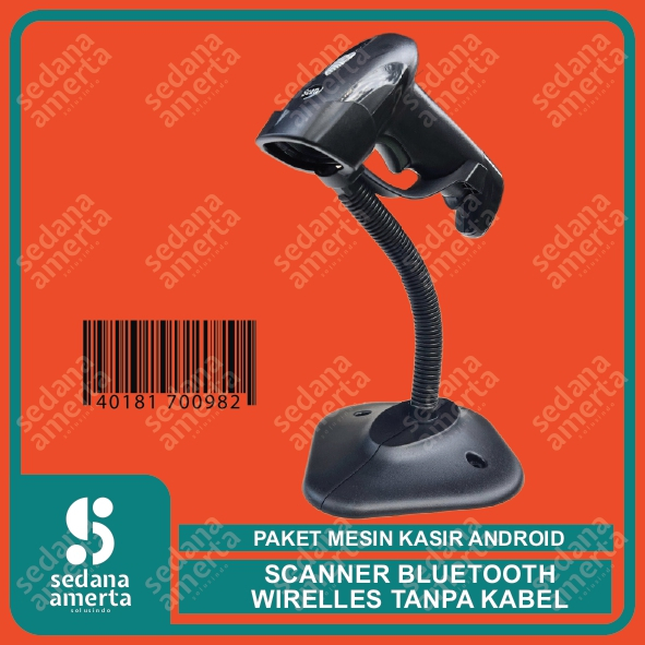 Jual Barcode Scanner Support Scanner Wireless Bluetooth tanpa kabel ...