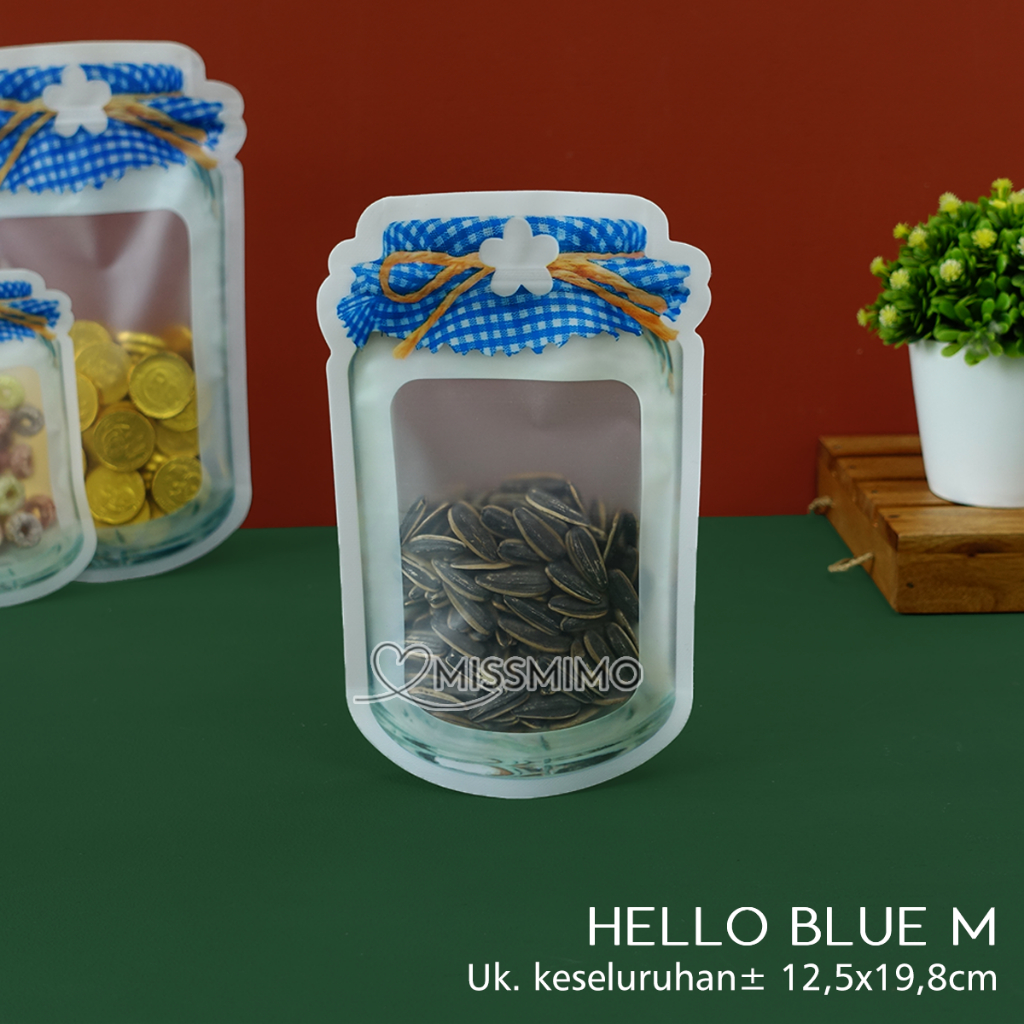Jual Plastik Ziplock Snack Goodie Bag Biskuit Candy Cookies Standing ...