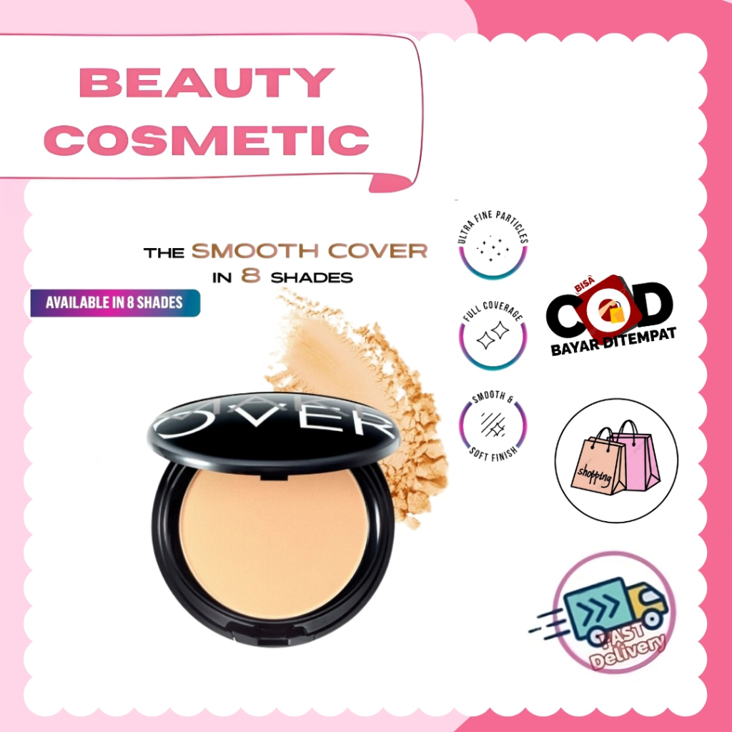 Jual MAKE OVER Perfect Cover Powder Foundation - TWC Two Way Cake Cover ...