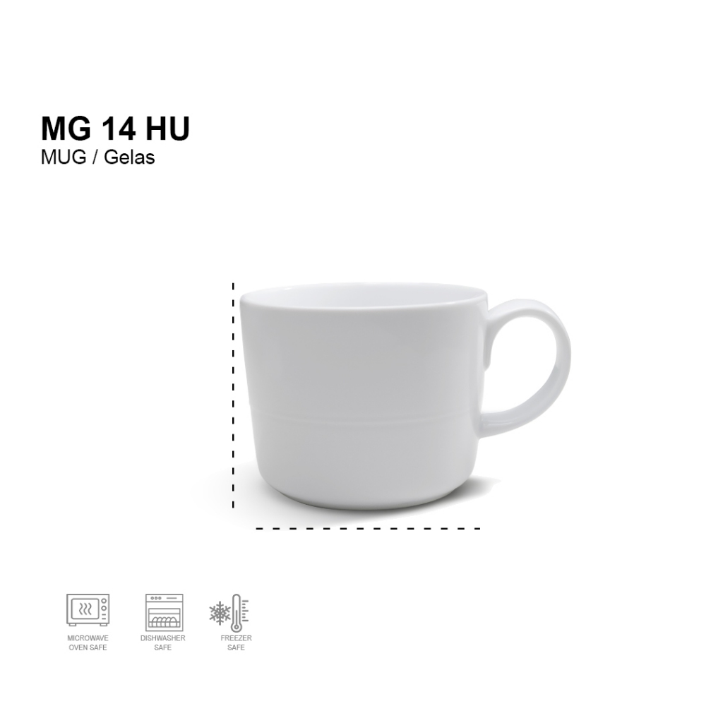 Jual Mug Polos / Mug Keramik 350 Ml Polos/Gelas putih 350 Ml(1Pcs)Blanc ...