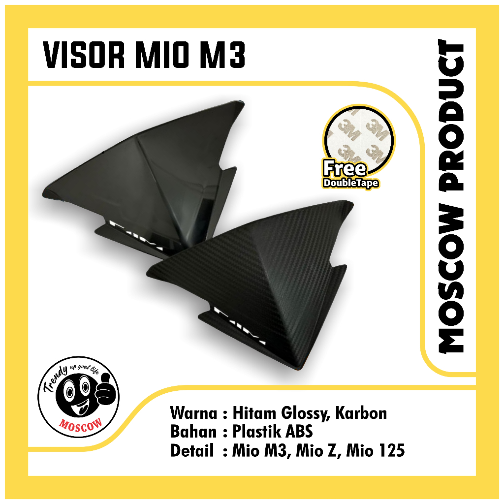 Jual VISOR MIO M3 MIO Z MIO 125 WINSIL MERK MOSCOW ORIGINAL PLUS DOUBLE ...