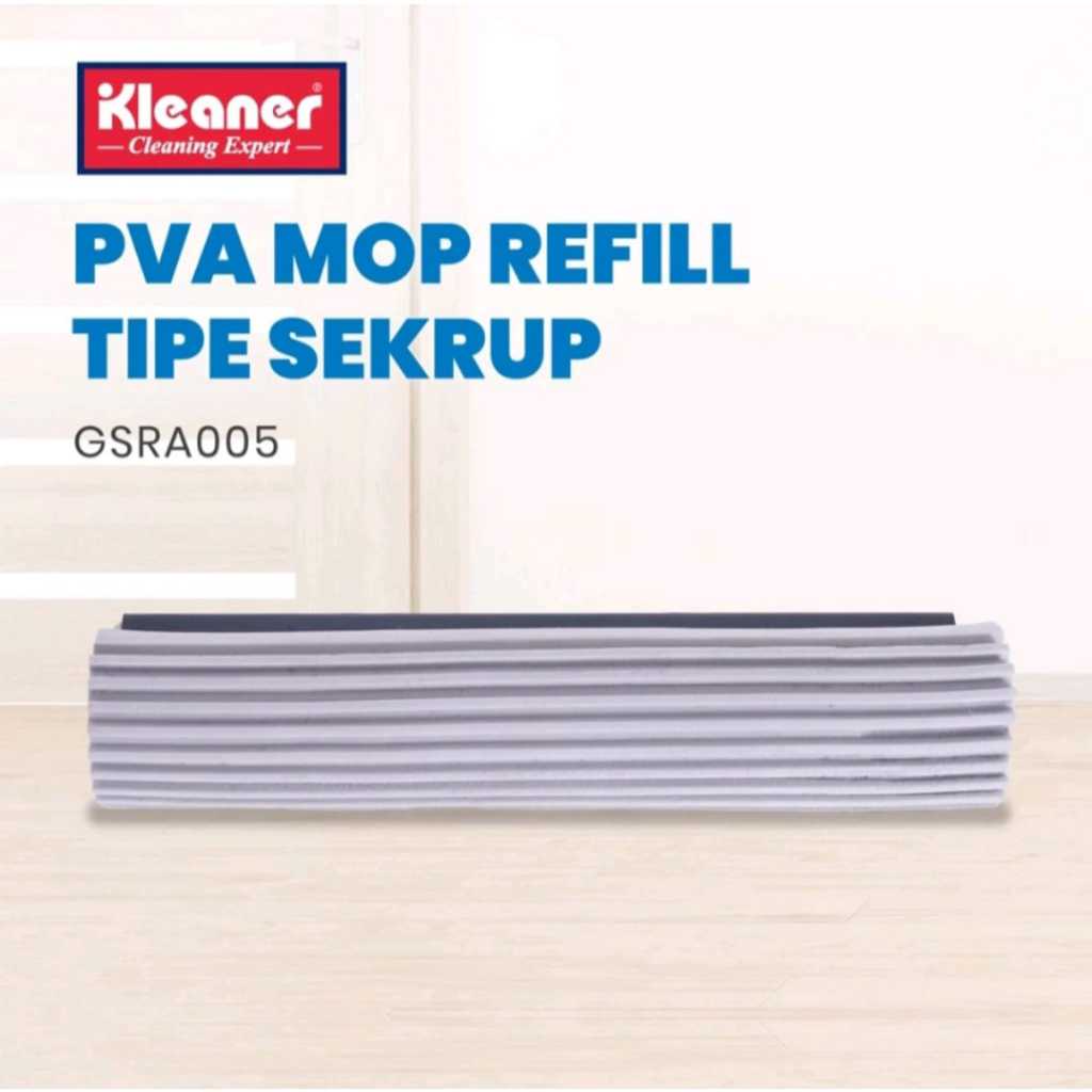 Jual Kleaner Refill Alat Pel Lantai Spons PVA Tipe Sekrup Floor Mop ...