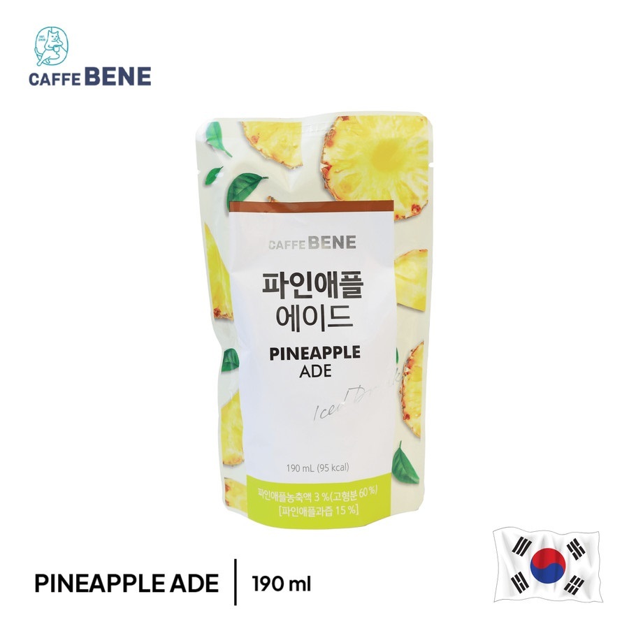 Jual CAFFE BENE Pineapple Ade 190ml | Shopee Indonesia
