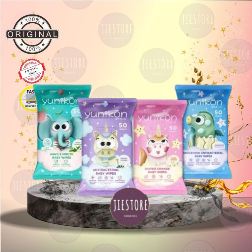 Jual YUNIKON Baby Wipes Wet Tissue 20s 50s Bundle 50+50s - Tisu Basah ...
