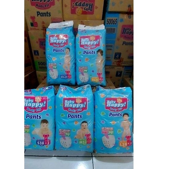 Jual BABY HAPPY(S38+2, M32, L28, XL26, XXL24) | Shopee Indonesia