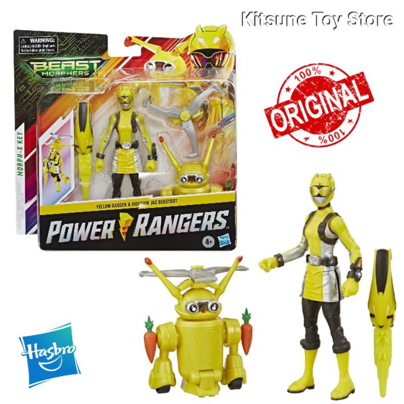 Jual Power Rangers Morph X Key Yellow Ranger & Morphin Jax Beastbot ...