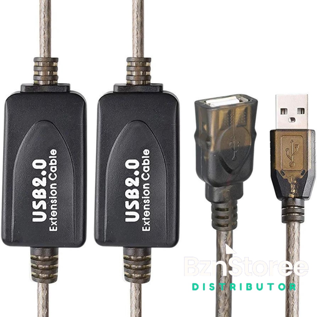 Jual BERKAH SHOPEE KABEL USB 2 EXTENDER WITH EXTENSION 2M | Shopee ...