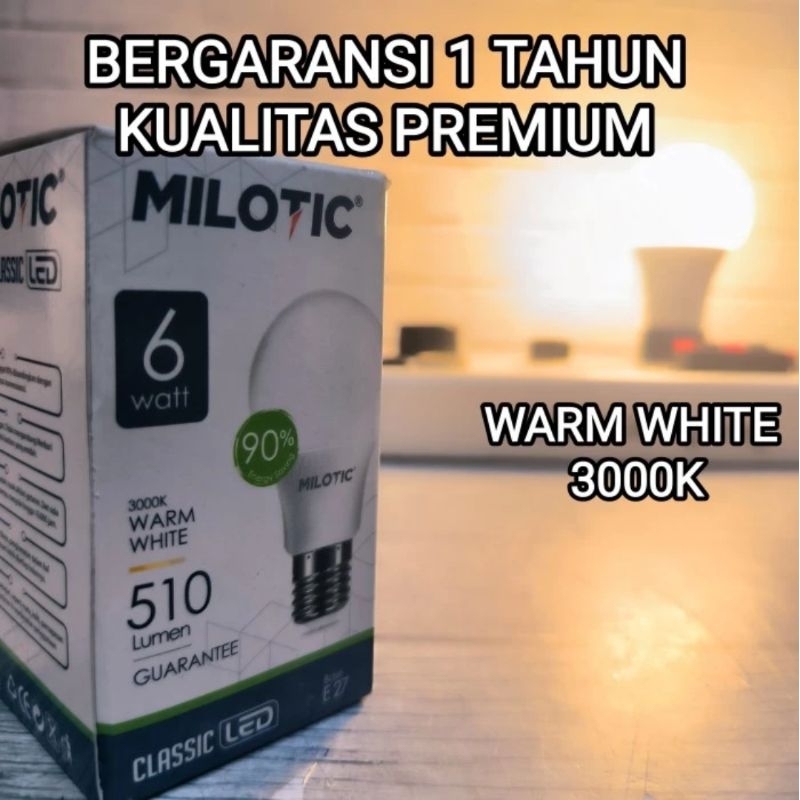 Jual BOHLAM LAMPU LED 3 5 7 9 WATT CAHAYA KUNING WARM WHITE 3000K BERKUALITAS SNI GARANSI 1 ...