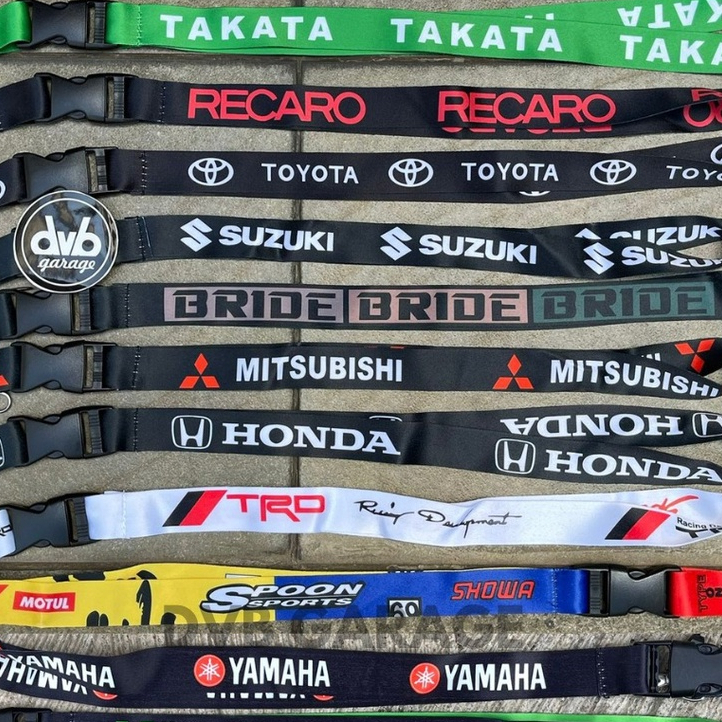 Jual LANYARD OTOMOTIF JDM RACING PREMIUM - GANTUNGAN TALI ID CARD ...