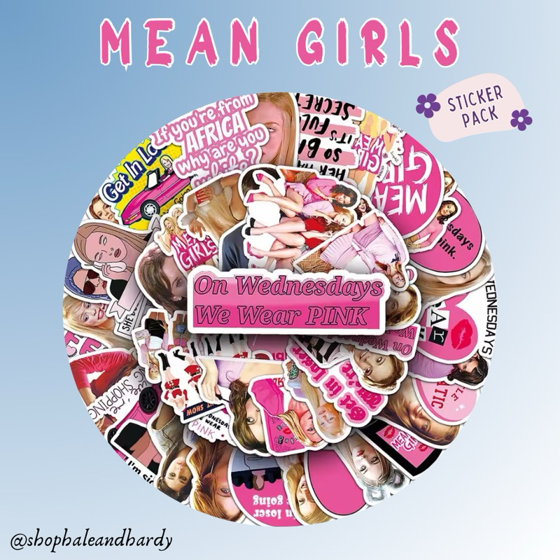 Jual Mean Girls Sticker Pack | TV Show Movie Film Stiker Anti Air ...