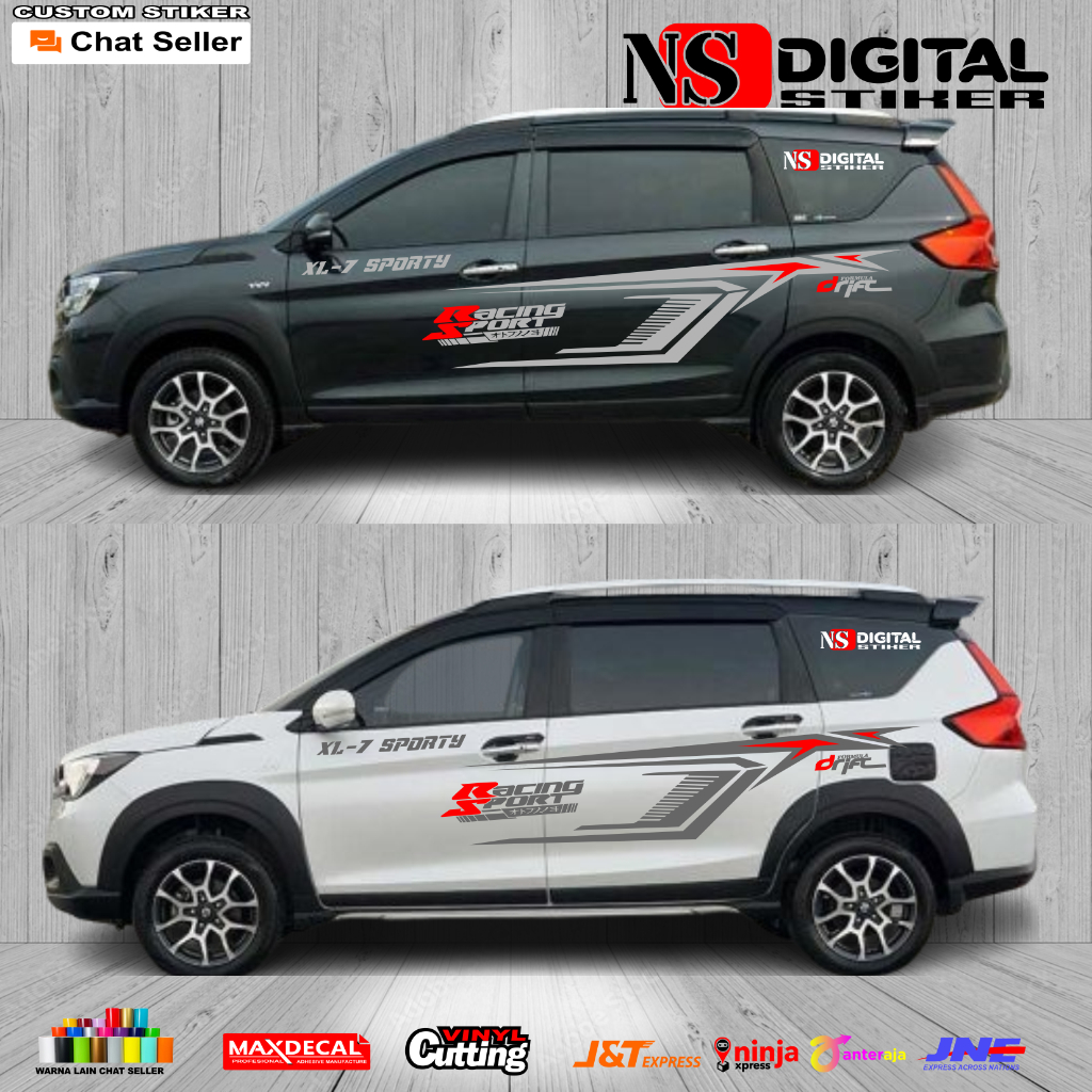 Jual Stiker mobil suzuki xl-7 sticker cutting mobil suzuki xl-7 stiker ...
