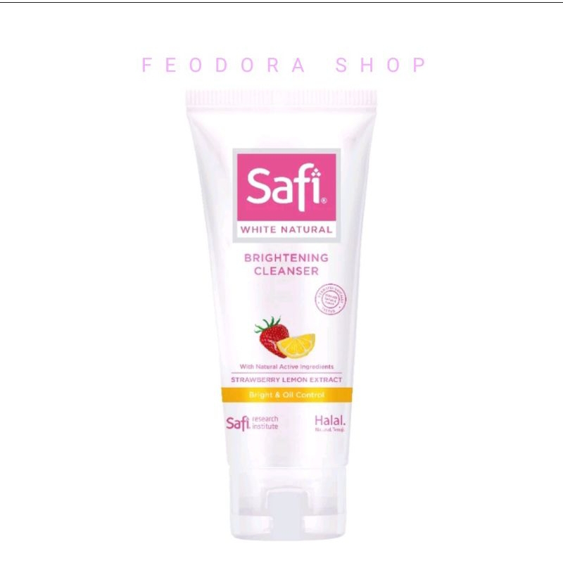 Jual Safi White Natural Strawberry Lemon Brightening Cleanser 50g ...