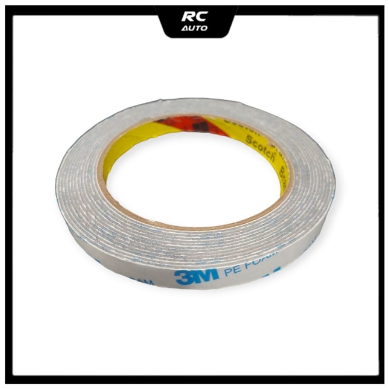 Jual Lem Timbal Balik / Double Tape Perekat 3M 10mm x 3,8m | Shopee ...