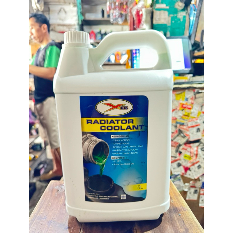 Jual Air Radiator Coolant 5L hijau air radiator 5 Liter air radiator ...