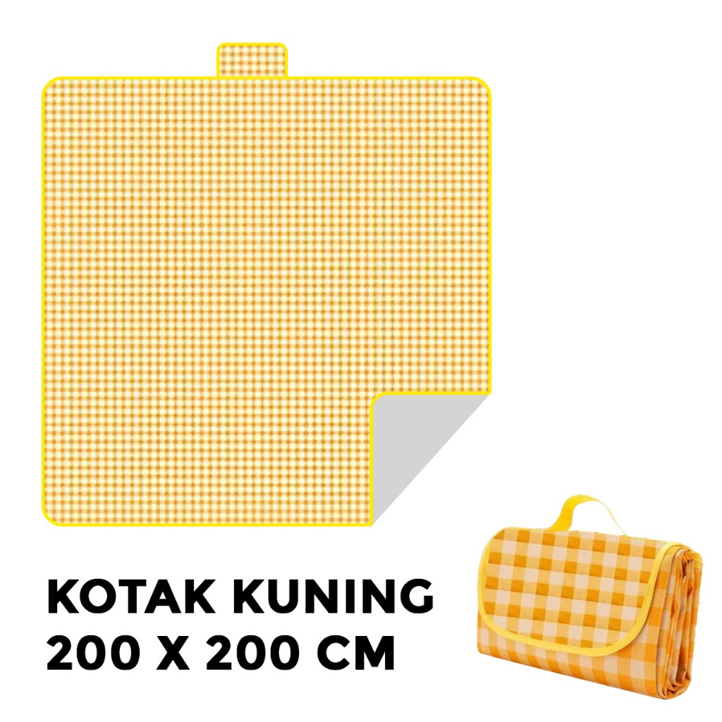 Jual Matras Piknik Waterproof 3 Size Tikar Alas Duduk Lipat Portable ...