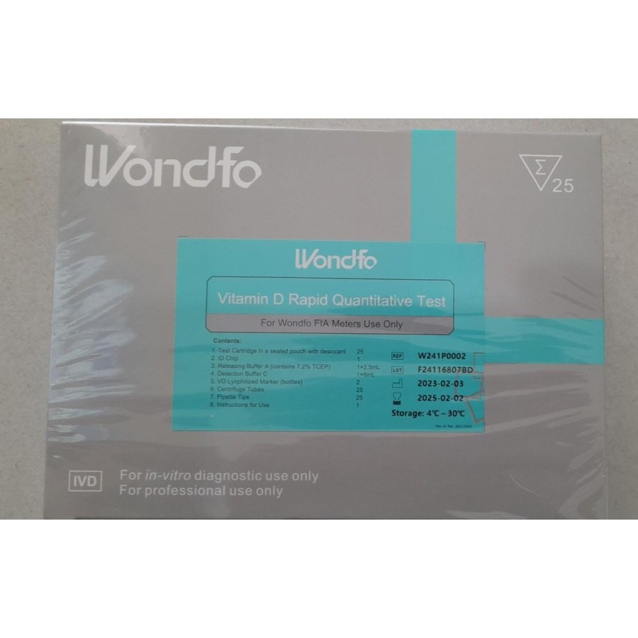 Jual Reagent Vitamin D For Wondfo FIA Meter 25 Test per Box | Shopee ...