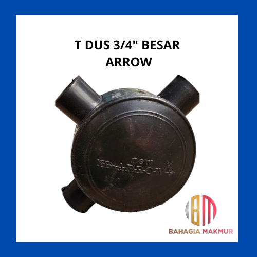 Jual T dus/te dus/ tee dus Arrow besar 3/4" tebal cabang tiga | Shopee ...