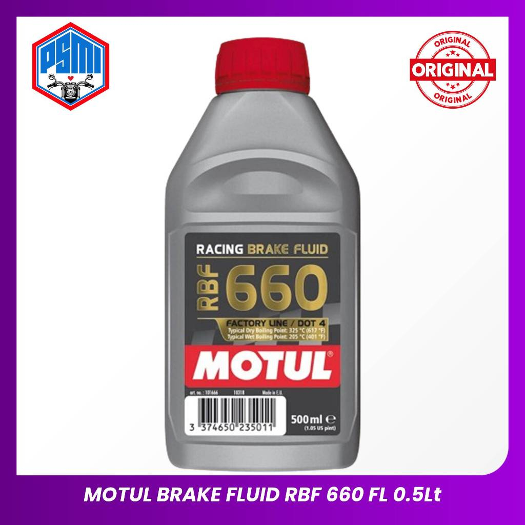 Jual MOTUL Brake Fluid RBF 660 (Factory Line) Dot 4 0.5Lt/500ml ORIGINAL 100% | Shopee Indonesia