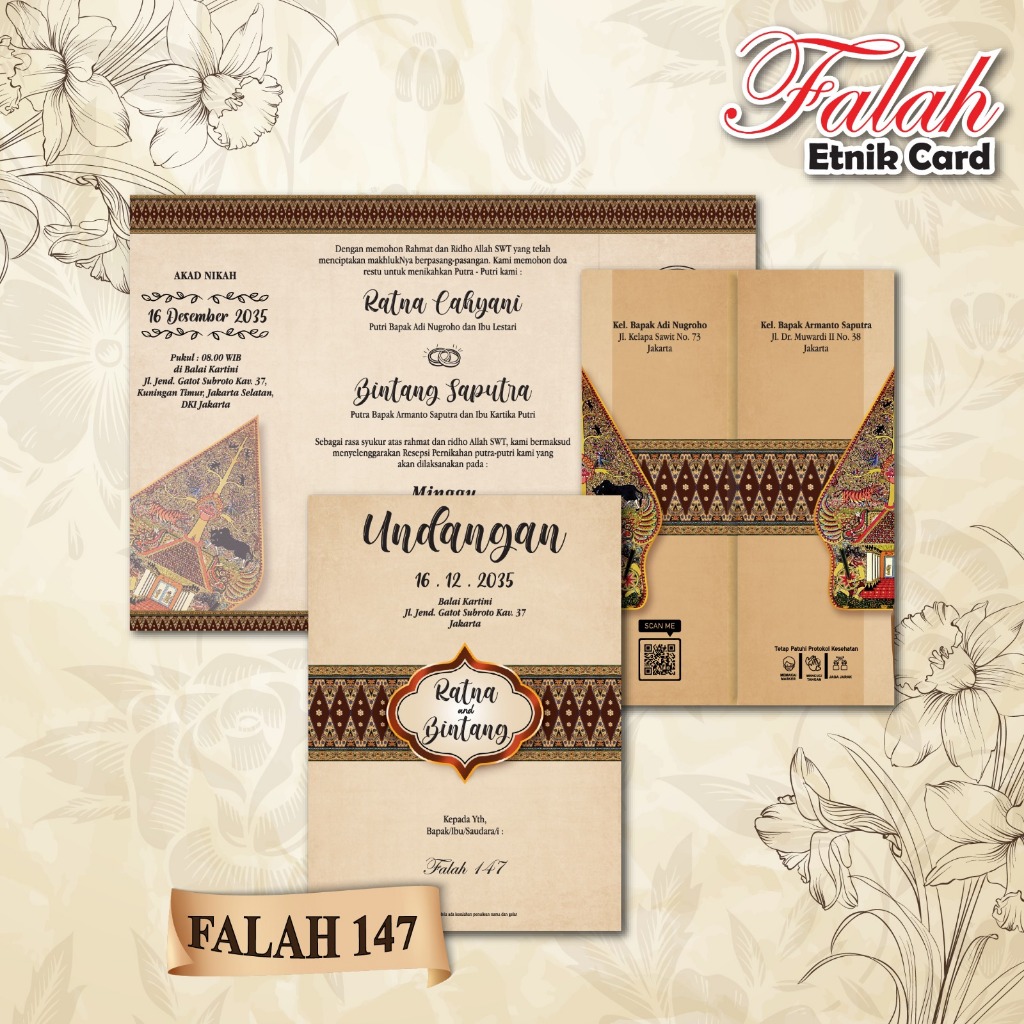 Jual Blangko Undangan Falah 147 Murah Meriah | Shopee Indonesia