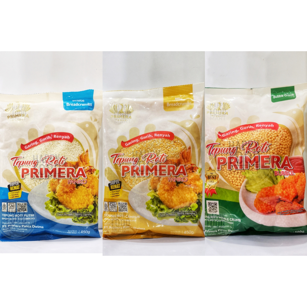 Jual [HALAL] PRIMERA TEPUNG ROTI 450 GRAM/ TEPUNG PANKO/ TEPUNG PANIR ...