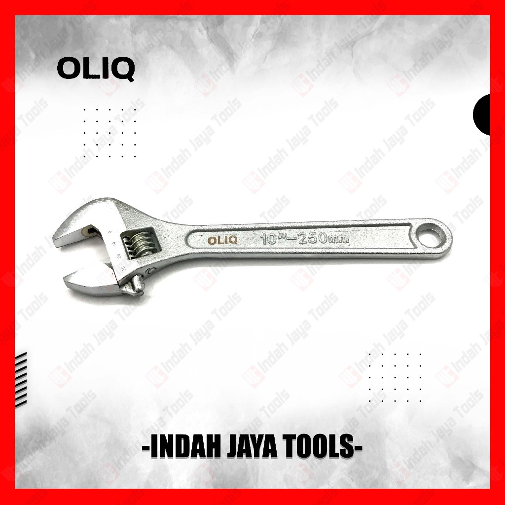 Jual OLIQ Kunci Inggris 10 Inch - Adjustable Spanner Bago 250 mm Forged ...