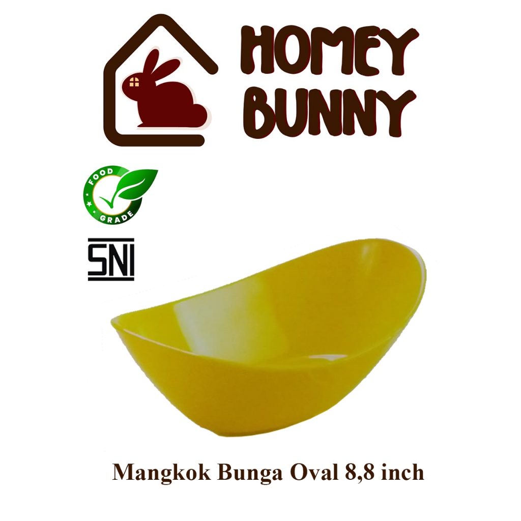 Jual Mangkok Bunga Oval 8,8 inch Donyku | Shopee Indonesia