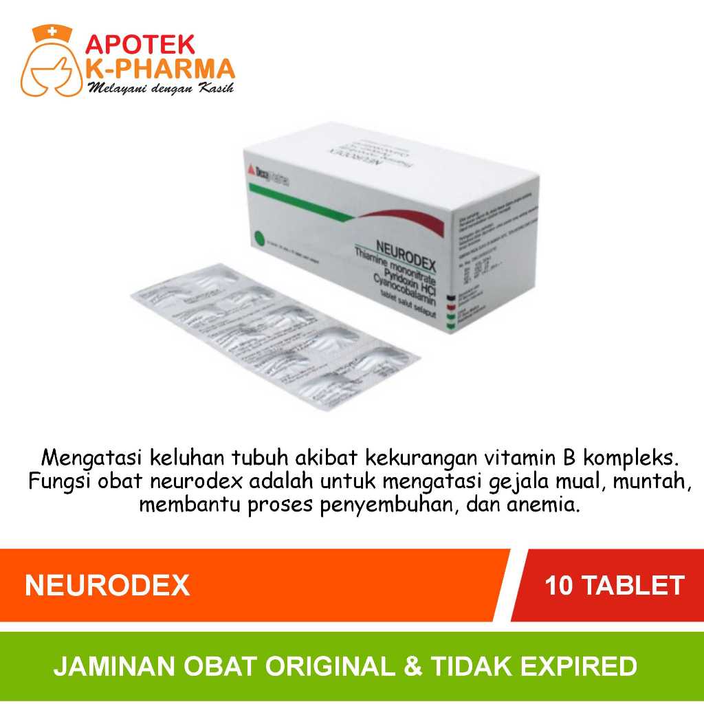Jual Neurodex Strip Isi 10 Tablet Obat Original | Shopee Indonesia