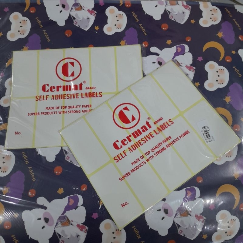 Jual LABEL NAMA NO.121 DAN NO.103 MERK TOPLA CERMAT LEBEL UNDANGAN ...