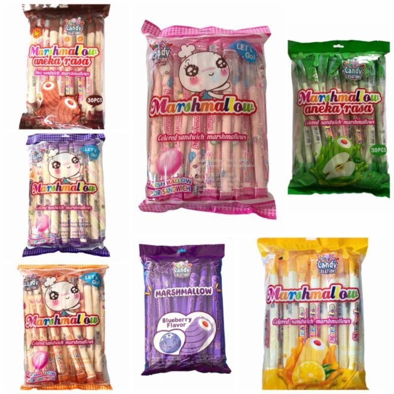 Jual MARSHMALLOW ALL VARIAN ISI 30PC // CHOMP CHOMP ICE CREAM 100GR 200Gr // YOUKA BULAT MAFURA ...