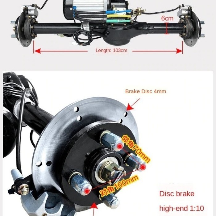 Jual Motor Listrik Gardan 3000W BLDC 3KW 60V Kit Konversi Mobil Listrik ...