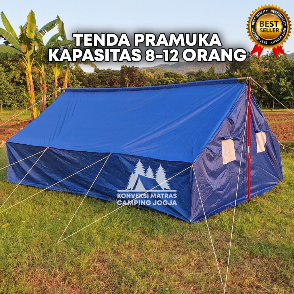 Jual Tenda Pramuka 3x4 Kap 8-12 Orang Waterproof | Shopee Indonesia