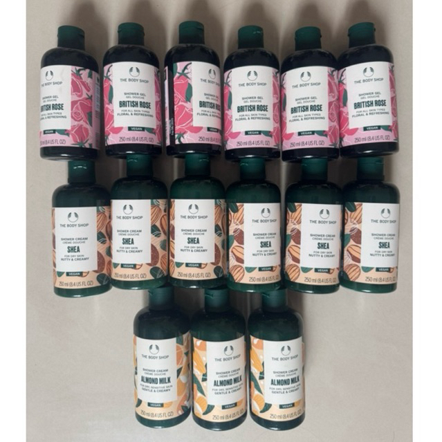Jual THE BODY SHOP SHOWER CREAM SABUN 250 ML | Shopee Indonesia
