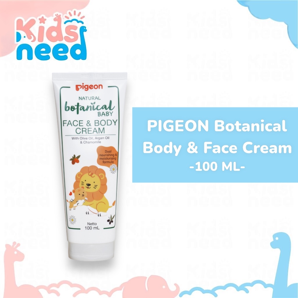 Jual Pigeon Botanical Body & Face Cream 100ml EXP 2027/Krim Cream Bayi ...