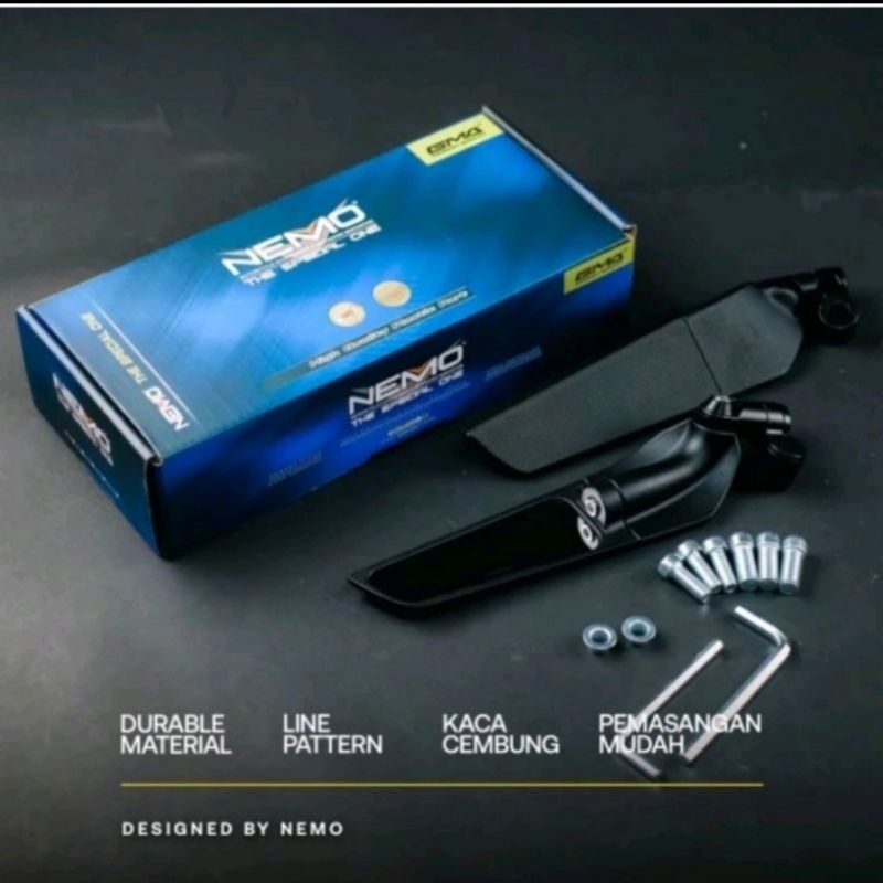Jual Spion Winglet Nemo , Universal Semua Motor Matic Dll | Shopee ...