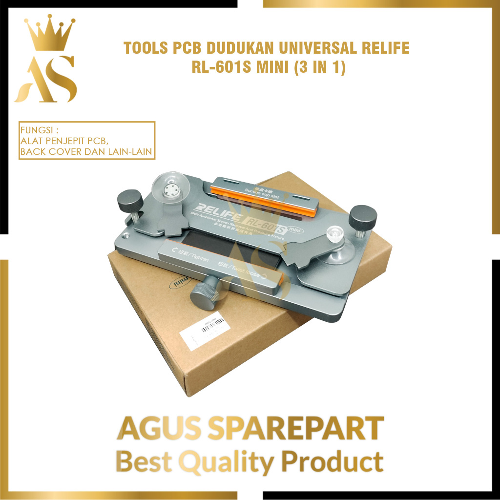 Jual TOOLS PCB DUDUKAN UNIVERSAL RELIFE RL-601S MINI (3 IN 1) | Shopee ...