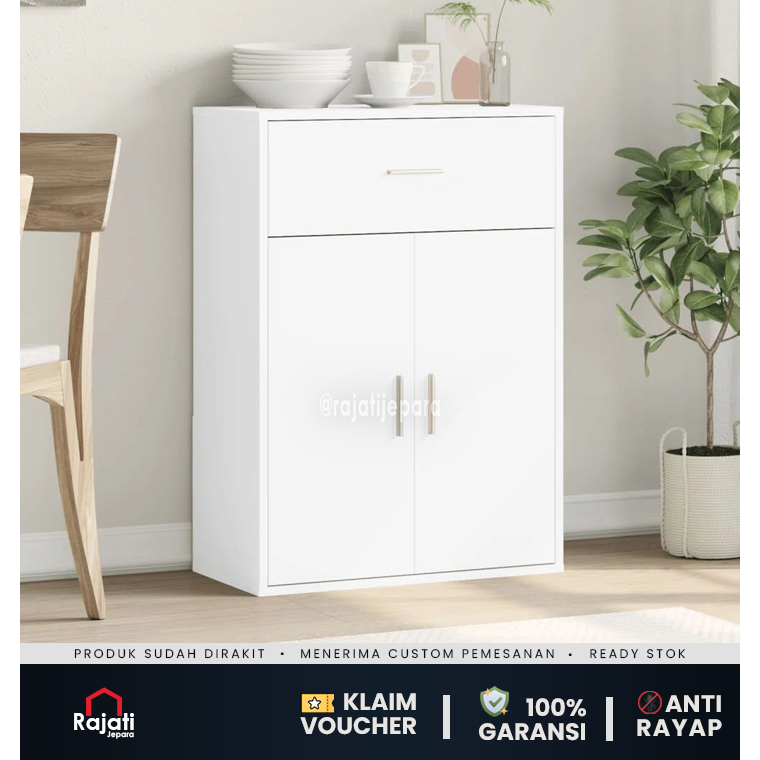 Jual Lemari Nakas Meja Minimalis Kamar Meja Samping Tempat Tidur Drawer ...