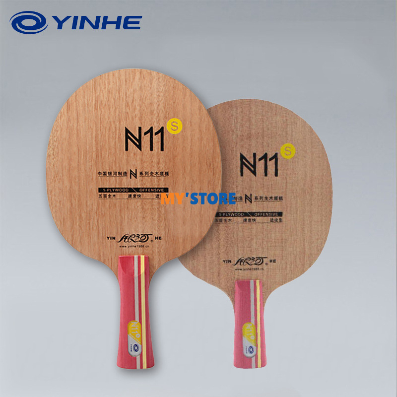 Jual Yinhe N11S | Kayu Blade Bat Bet Pingpong Tenis Meja N11-S N 11 S Long Handle Short Handle ...