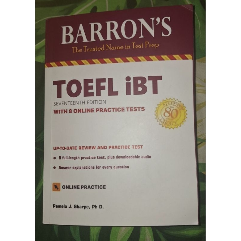 Jual Barron's TOEFL iBT - 17th Edition - Seventeenth Edition - TOEFL ...