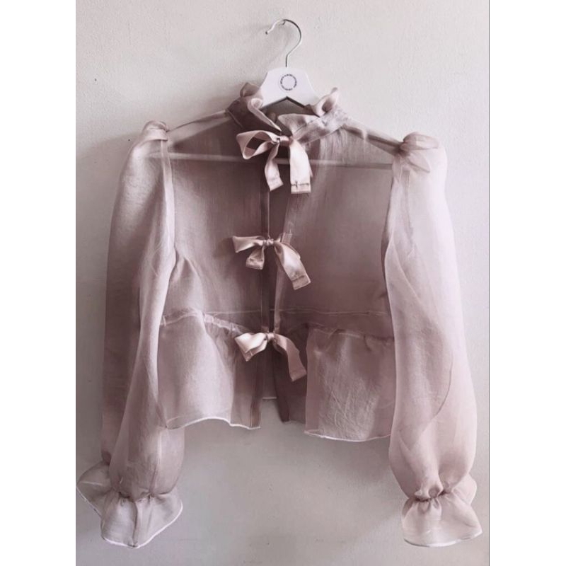 Jual outer organza/ outer kondangan/ outer wanita/ outer korea | Shopee ...