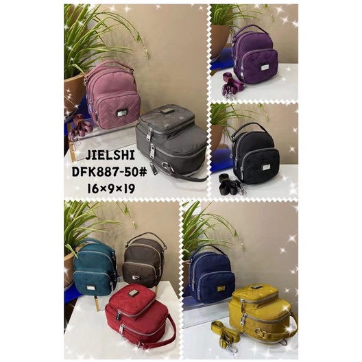 Jual STOK TERBARU 3in1 Tas jielshi Backpack slimbag dan Handbag887 | Shopee Indonesia