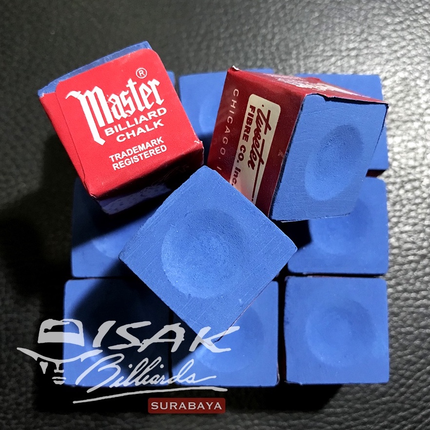 Jual SHOPEE SALE Master Chalk USA 12 Piece Billiard Chalk Kapur Biliar ...