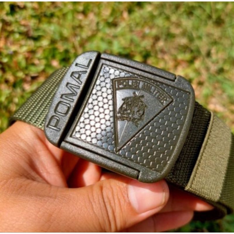 Jual Sabuk Gaspar Ikat pinggang Tactical logo POMAL Polisi Militer ...