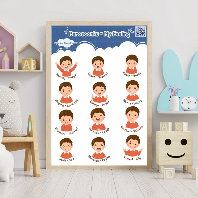 Jual Eksklusif Smart Poster My Feelings Perasaanku Mengenal Emosi ...